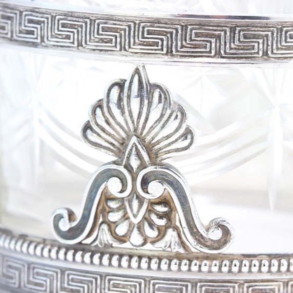 Faberge Silver Tea Glass Holder Moscow C1900